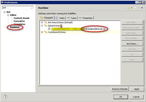 Java Apt Ant Task Fails In Eclipse But Works From Shell Stack Overflow