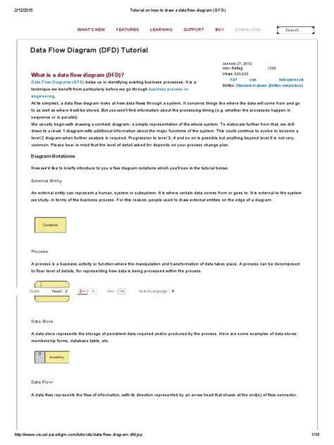 Tutorial On How To Draw A Data Flow Diagram DFD DocShare Tips