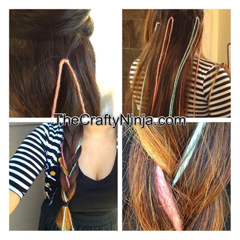 Kool Aid Yarn Dye Hair Braid The Crafty Ninja