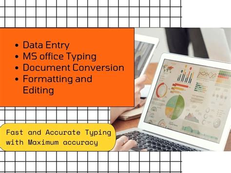 accurate data entry typing work done in ms word and ms excel documents