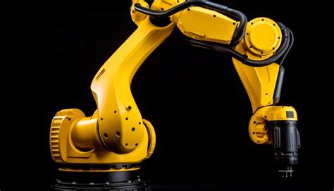 Premium Ai Image Robotic Arm In A Futuristic Factory Working On Manufacturing Equipment