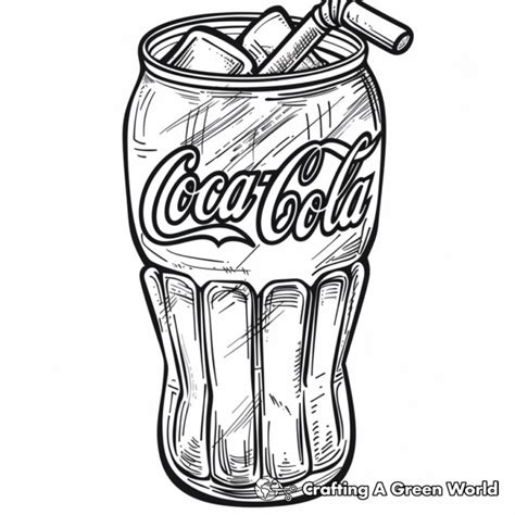 Soda Coloring Pages Free And Printable