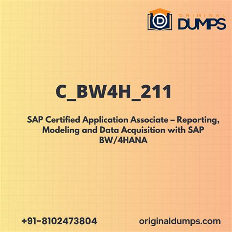 SAP BW HANA Future Proof Reporting Modeling Original Dumps