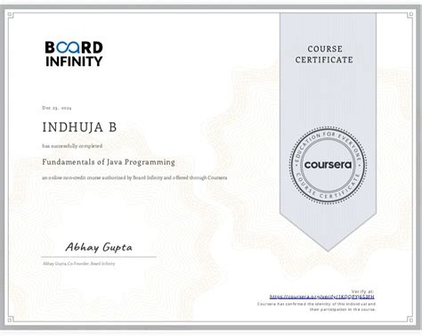java programming learningjourney certification upskilling indhuja b