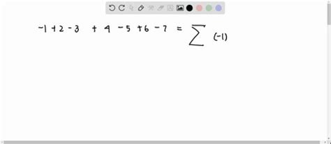 Express Each Series Using Sigma Notation Numerade
