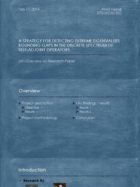 presentation pdf eigenvalues and eigenvectors operator theory