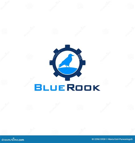 Rooks Logo Modern Sign Template Solid Favicon Style And Monoline Style Cartoon Vector