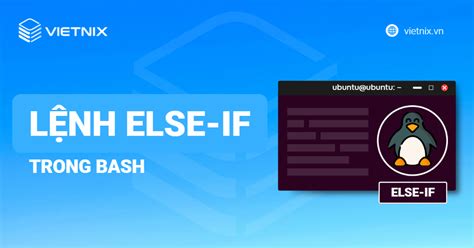 Cách sử dụng lệnh else-if trong bash Shell Script hiệu quả