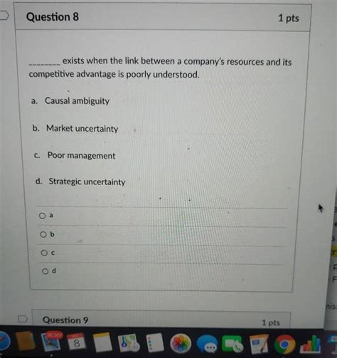 Solved Question 7 1 Pts In The Vrist Framework A Substitute