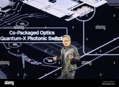 CEO Jensen Huang talks during the keynote address of Nvidia GTC Tuesday ...