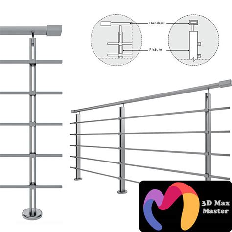 Metal Railing 3dmaxter