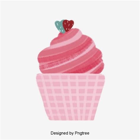 пирожное Png День Святого Валентина ручной ветер иллюстрация Png картинки и пнг Psd рисунок