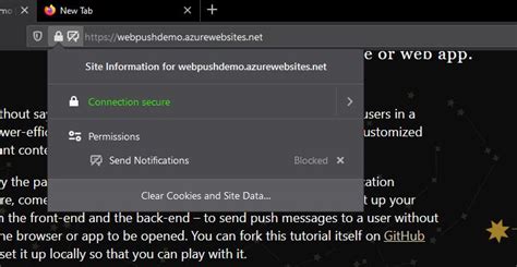 How Mozilla Firefox Deals With Notification Spam