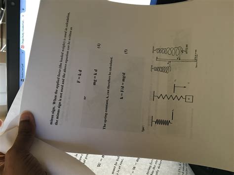 Solved I Need To Make A Lab Report On Lab Spring Constant I Chegg Com