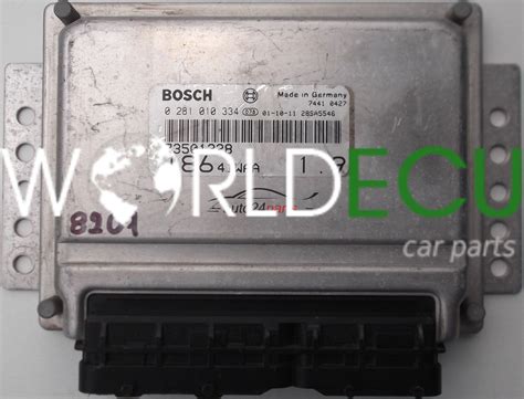 Ecu Engine Controller Fiat Multipla 1 9 Jtd Bosch 0 281 010 334 0281010334 18641waa 73501228