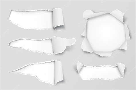 Torn Paper Effects High Quality撕纸 Overlay Graphics For Design