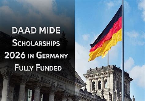 Daad Mide Scholarships 2026 In Germany Fully Funded The Daad Mide