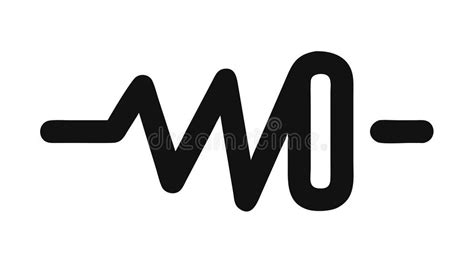 Audio Waveform Music Sound Signal Icon Vector Design Generative Ai Stock Vector Illustration