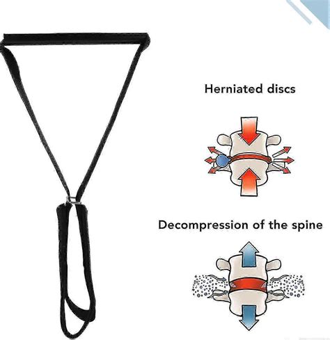 Neck Stretcher Strap Spine Chiropractic Decompression Tool With Chin Belt Cervical Neck