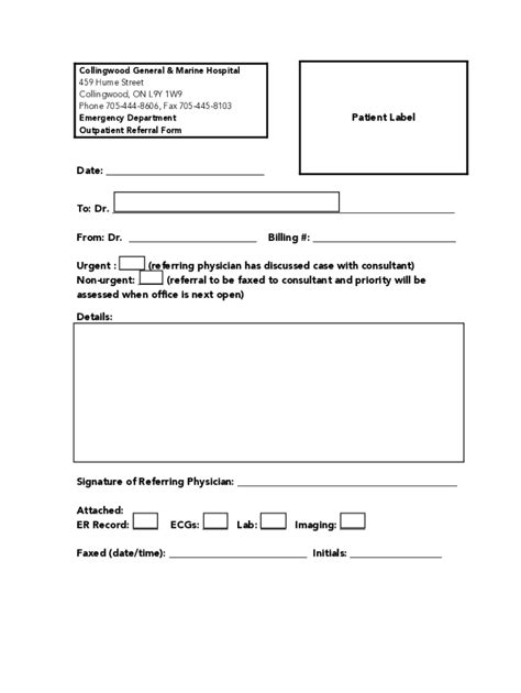 Fillable Online Ed Referral Form Doc Fax Email Print Pdffiller
