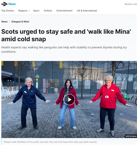 Happy Mina Penguin Shuffle Sounds Through The Snow Rtwicememes