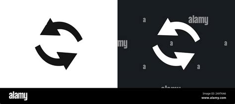 Counterclockwise Rotation Icon Linear Vector Graphics Sign Or Symbol