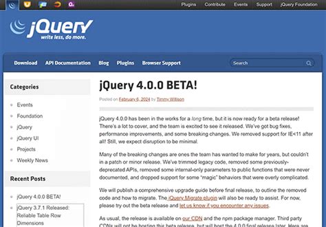 jqueryを安全にバージョンアップ！migrateでエラーチェック