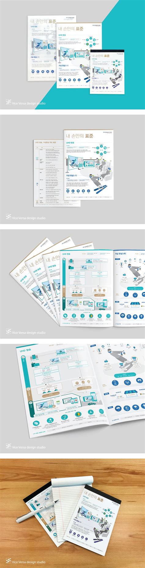 Infographic ‘내 손안의 표준 Uhdandvr에 대한 인포그래픽 전단지 디자인 레이아웃 디자인 인포 그래픽스