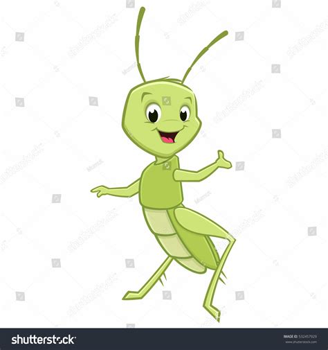 Cartoon Grasshopper Stock Vector Royalty Free 532457929 Shutterstock