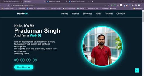 Praduman Singh On Linkedin Webdevelopment Portfoliowebsite Html