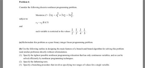 Problem Consider The Following Discrete Nonlinear Chegg