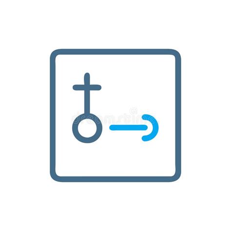 Physics Symbol Icon For Science Education Stock Image Illustration Of Tutorial Education