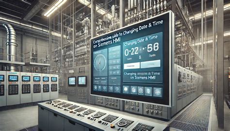 Comprehensive Guide To Changing Date And Time On Siemens HMI ControlNexus Siemens Industrial