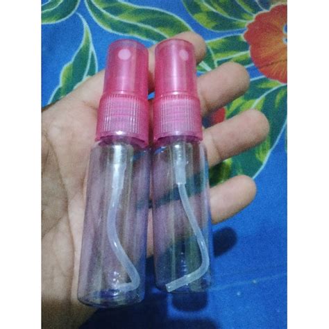 Jual Botol Parfum Spray Plastik Tutup Pink Botol Ungu Isi 30ml Shopee Indonesia