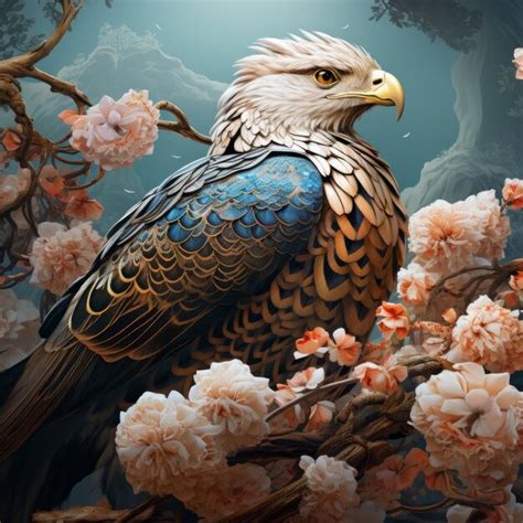 Premium Photo A Bird Sitting On A Tree Branch