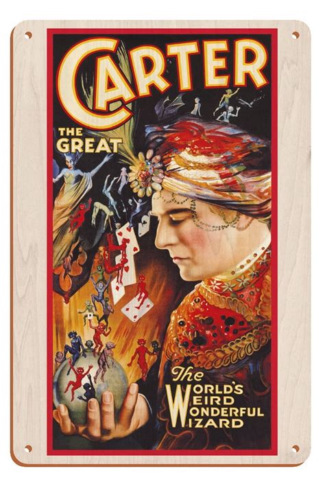 Carter The Great The Worlds Weird Wonderful Wizard Vintage Magic