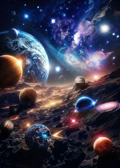 Planets In The Solar System Wall Art