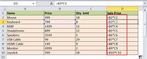 Ms Excel Relative Referencing Explained Free Online Tutorial Library