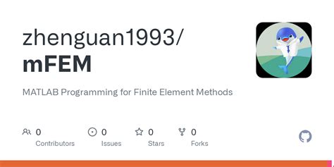 Github Zhenguan1993mfem Matlab Programming For Finite Element Methods