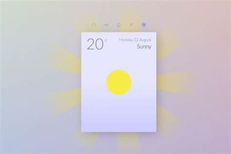 12 Javascript Weather Widget Design Examples Onaircode
