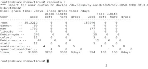 Linux Quota Installation And Configuration On Ubuntu And Debian