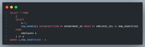 Window Functions In Sql