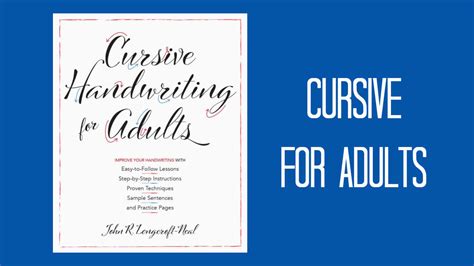 Cursive Handwriting For Adults Mama Likes This