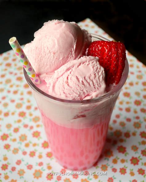 Sparkling Lemonade Floats Joyful Homemaking