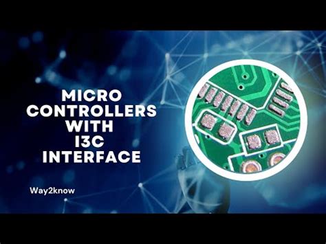 Microcontrollers With I C Interface I C Vs I C Difference Between I C And I C Interface