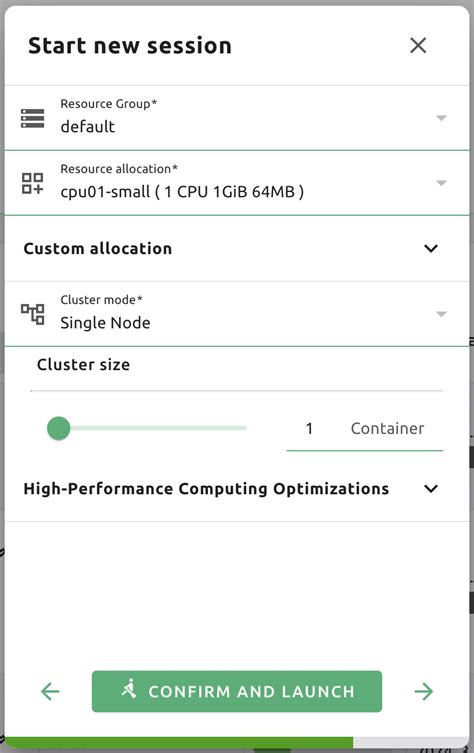 backend ai cluster compute session — backend ai web ui user guide 23 09