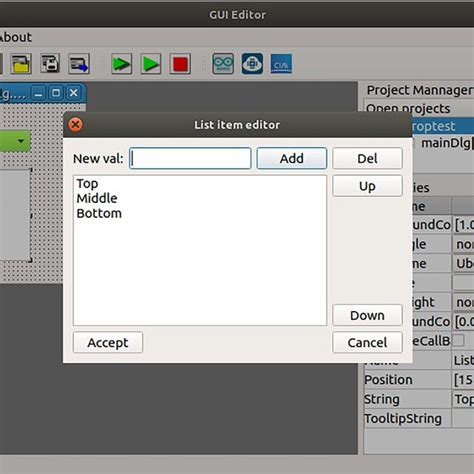 PDF Graphical User Interface Editor For Octave Applications