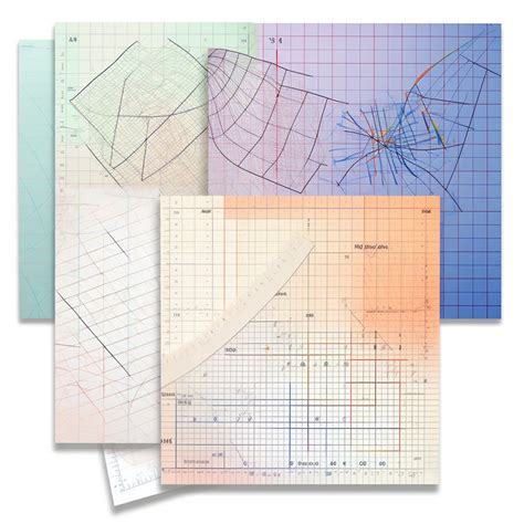 Printable Grid Graph Paper Digital Bundle Templates Quadrant Coordinate Grid Paper X Y Axis