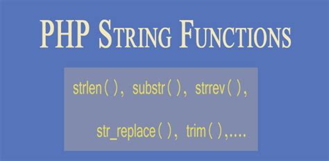 String Functions In Php Aiops Redefined