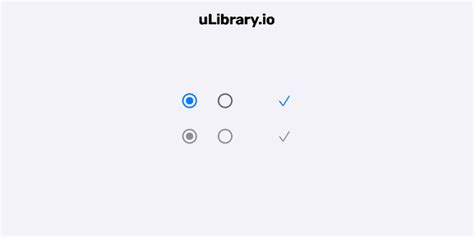 Radio Buttons Checkmarks Figma Community